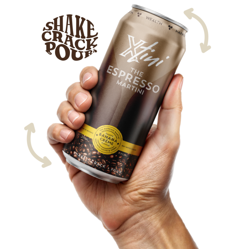 Xtini Espresso Martini - No. 1 Ready-to-Shake Espresso Martini
